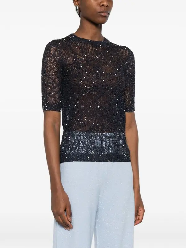 Fabiana Filippi Openwork T-shirt