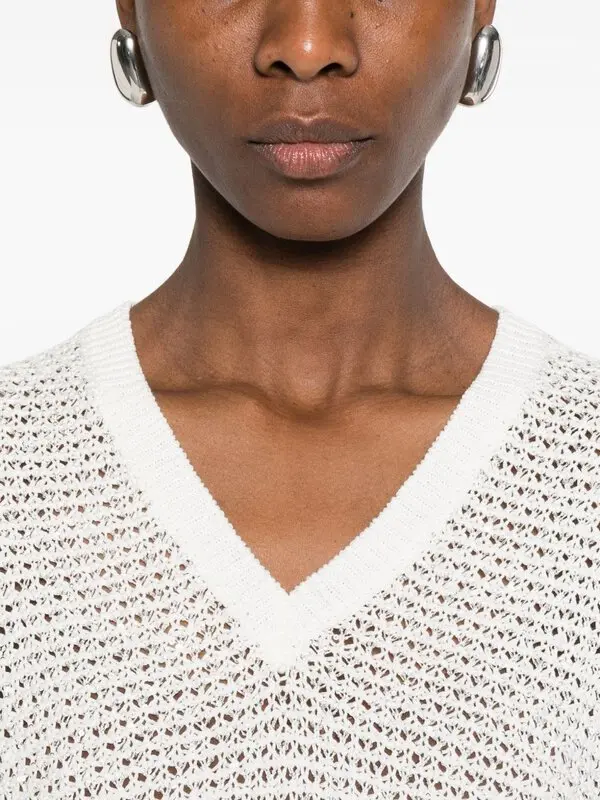 Fabiana Filippi Openwork Top
