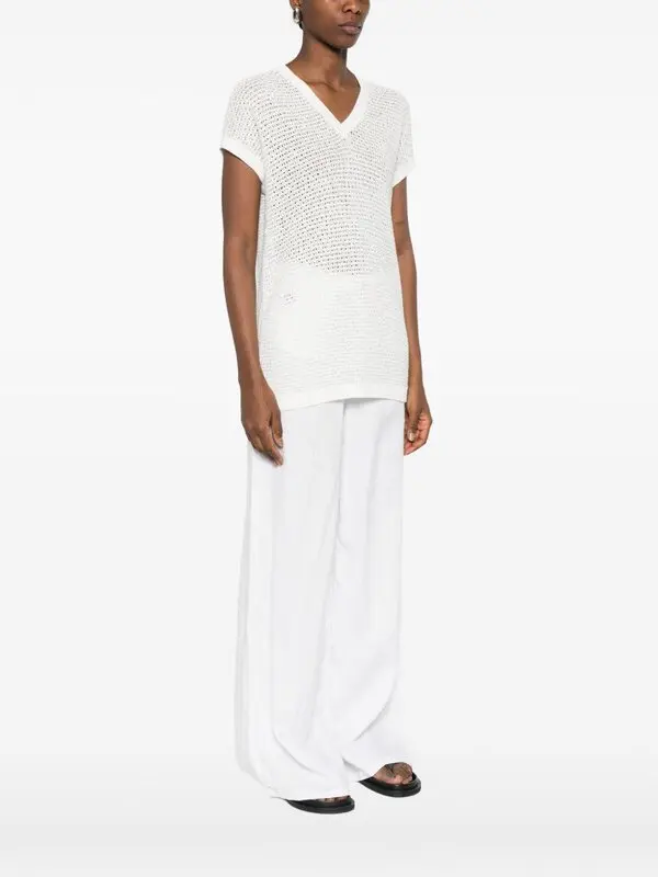 Fabiana Filippi Openwork Top