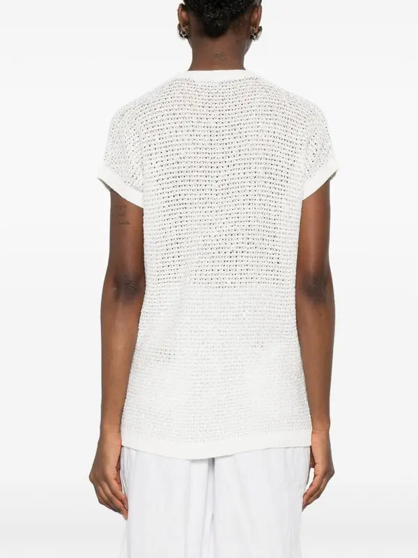Fabiana Filippi Openwork Top