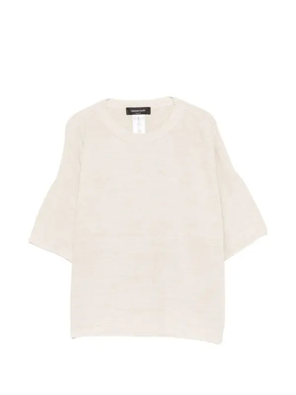 Fabiana Filippi Cotton Blend T-shirt - White