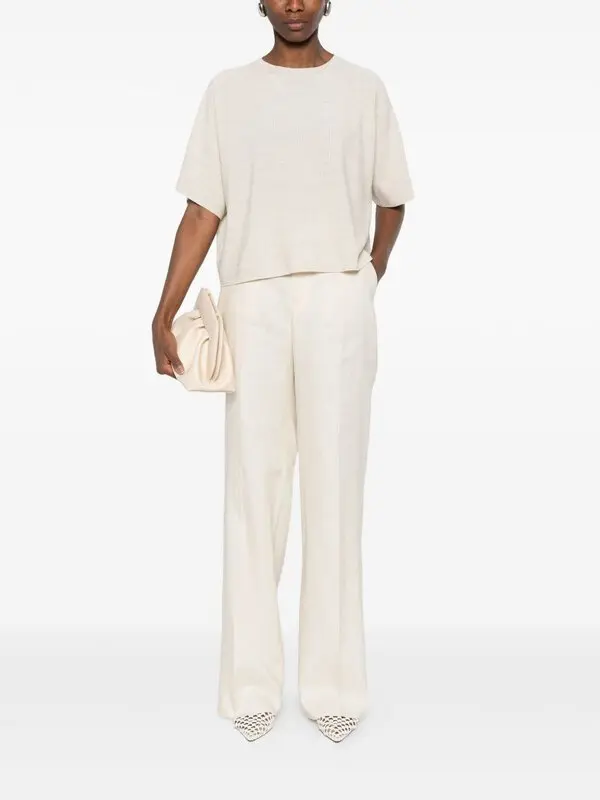 Fabiana Filippi Cotton Blend T-shirt - White