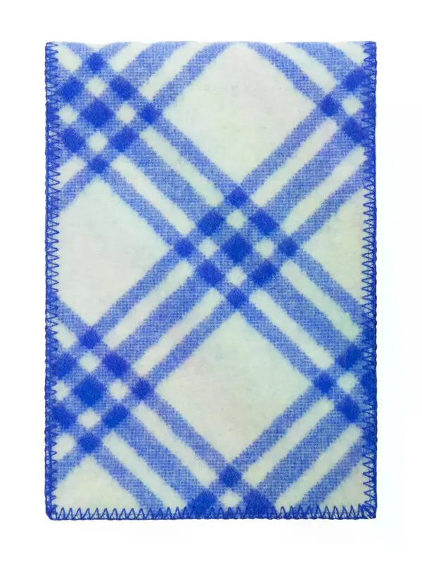 Burberry Check-print Wool Scarf