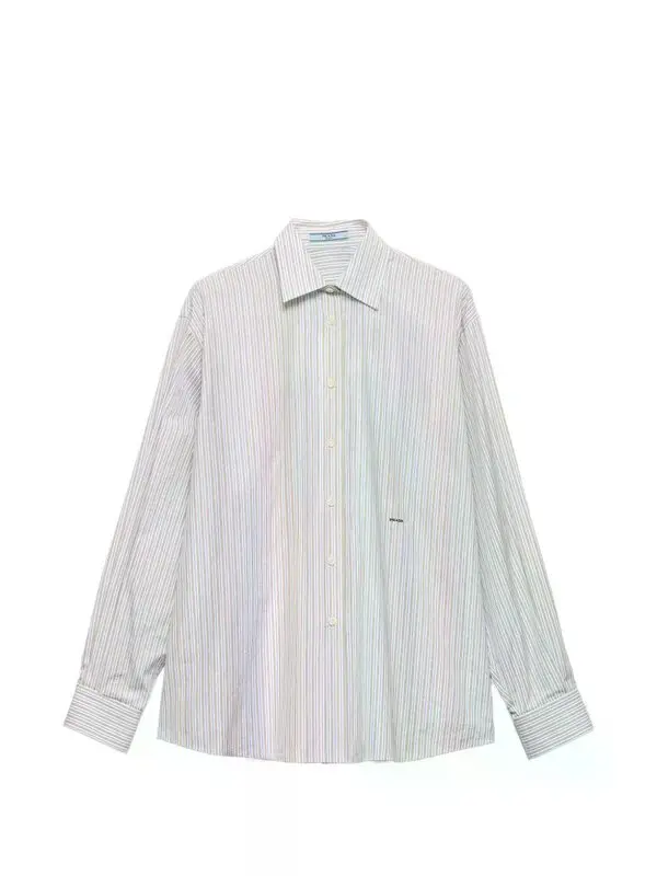 Prada Striped Poplin Shirt