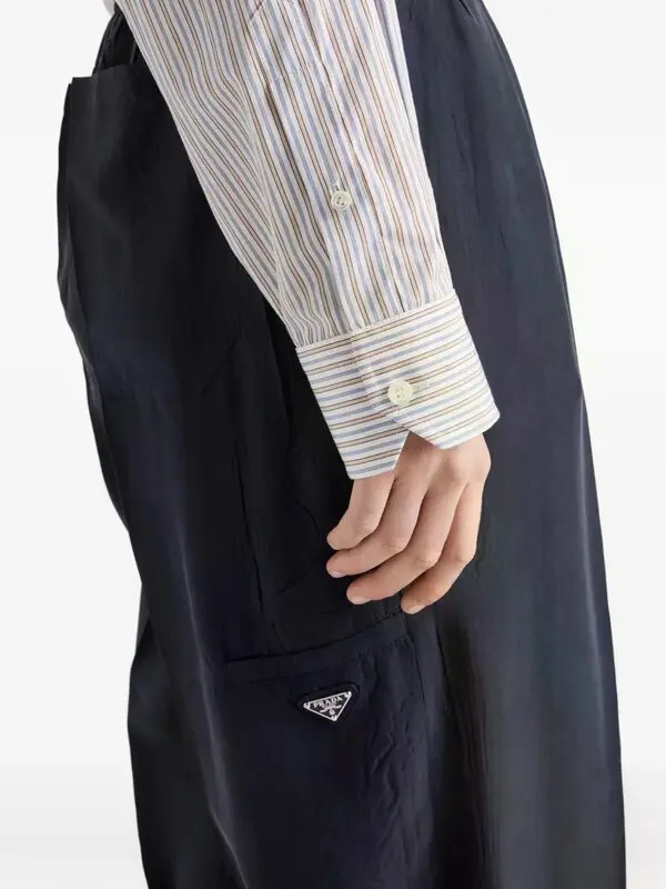 Prada Striped Poplin Shirt