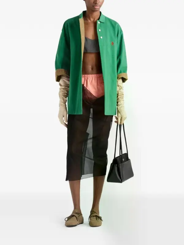 Prada Crepe De Chine Top