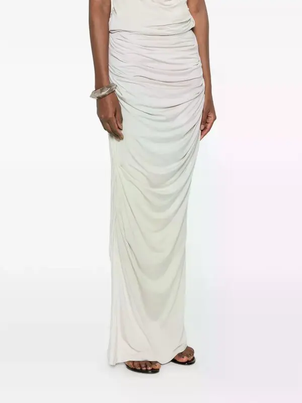 ENTIRE STUDIOS Ruched Drape Maxi Skirt
