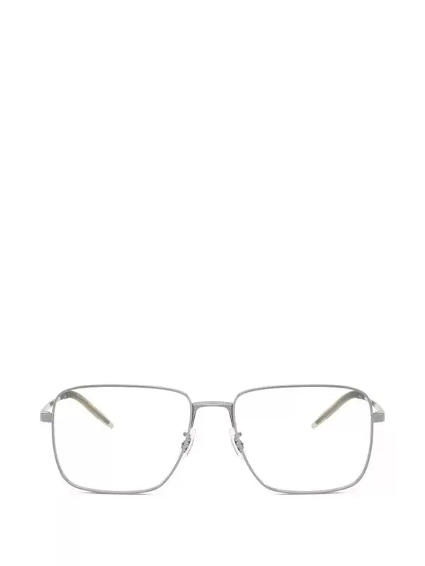Oliver Spencer Rectangle Eyeglasses - Silver