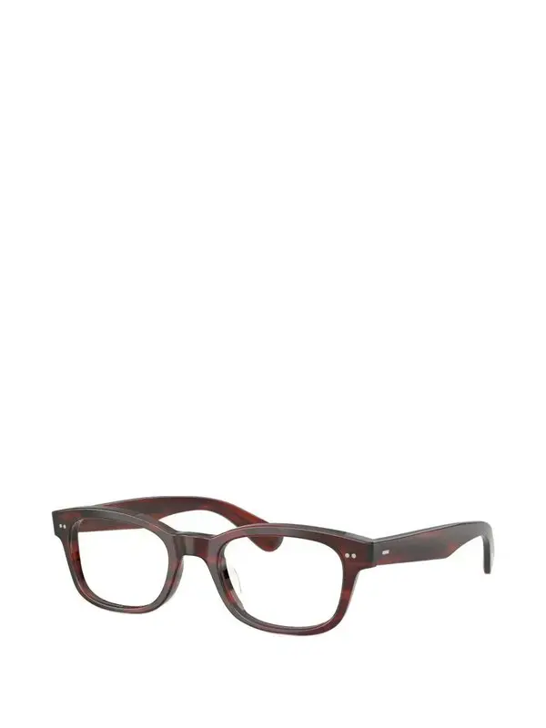 Oliver Spencer Square Frame Eyeglasses - Brown