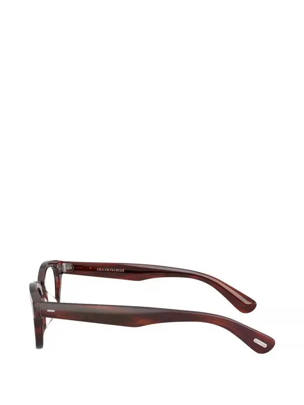 Oliver Spencer Square Frame Eyeglasses - Brown