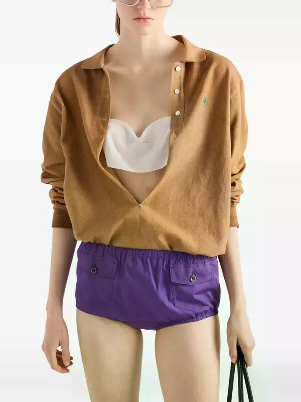 Prada Poplin Boy Shorts