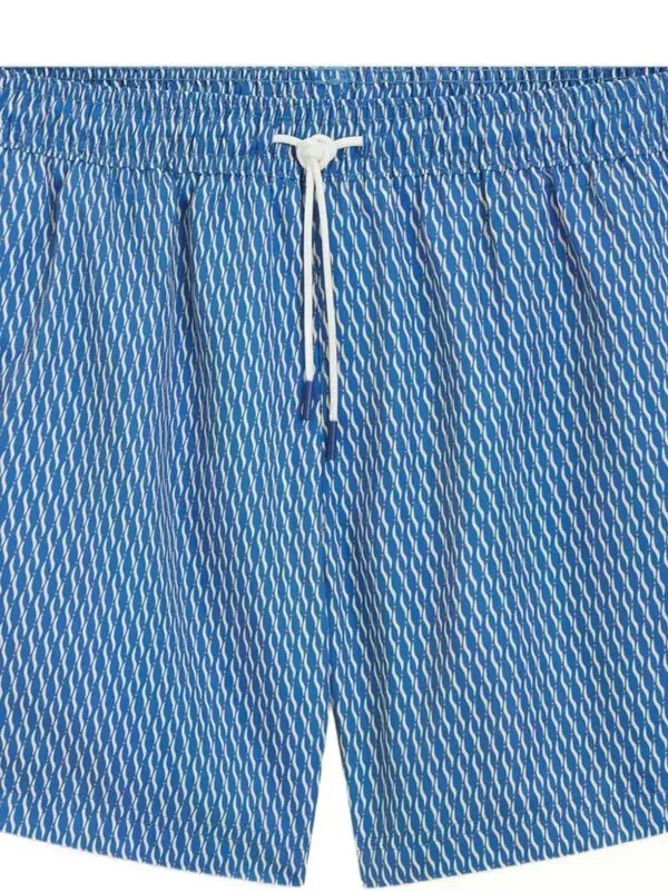 BOSS Printed Swim Shorts - Blue