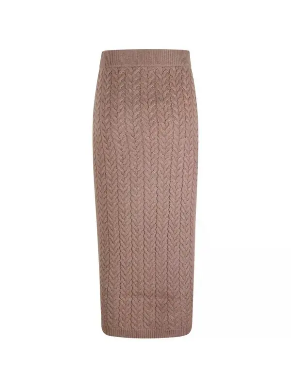 Max Mara Cable-knit Midi Skirt