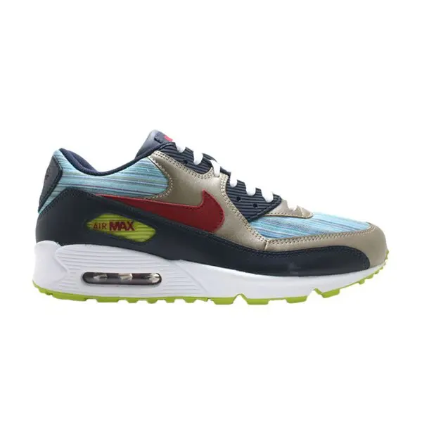 Nike Air Max 90 Leather Sneakers - Blue