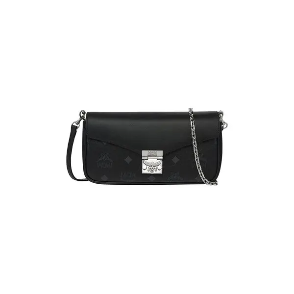 Mcm Tracy Vi Leather Mix Mini Crossbody Bag
