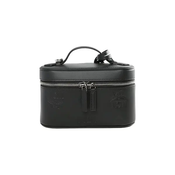 Mcm Aren Leather Mini Crossbody Bag