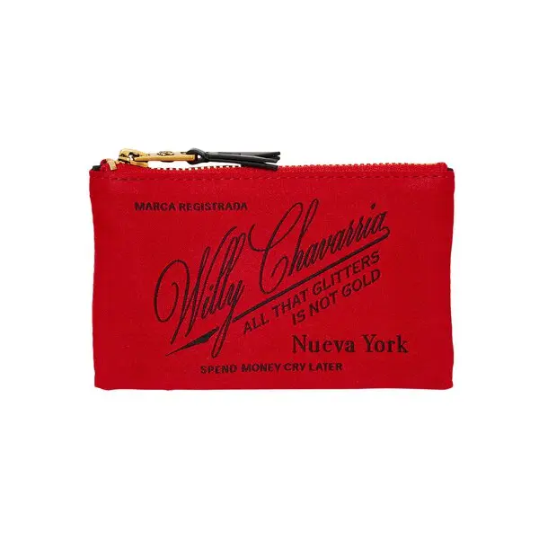 WILLY CHAVARRIA Label Wallet Hot - Red