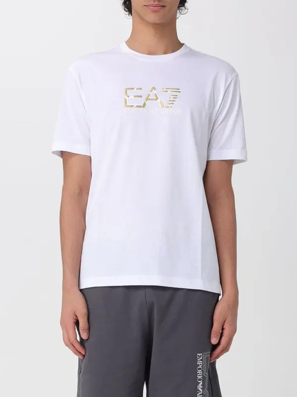 EA7 Cotton T-shirt With Logo