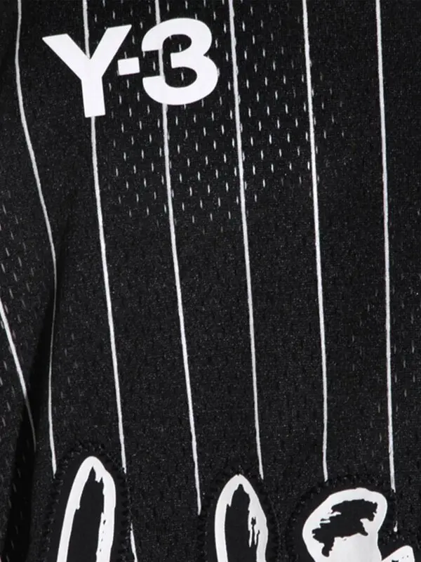 Y3 Sleeveless Jersey With Striped Pattern
