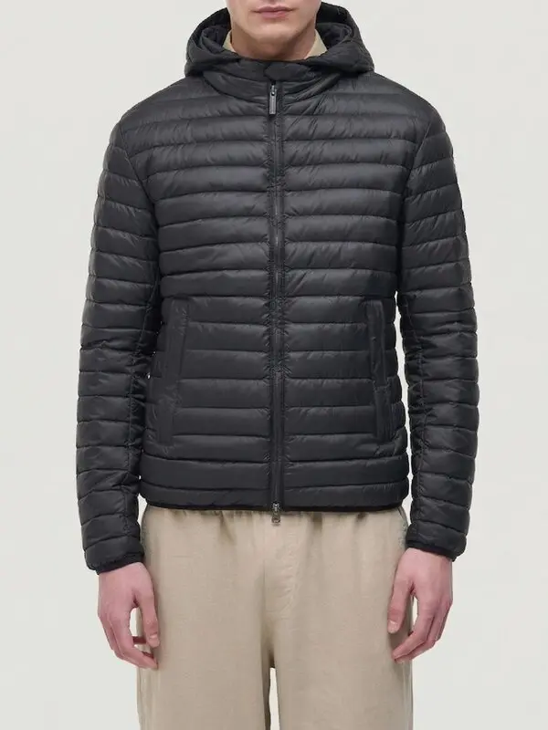 COLMAR 100 Gram Nylon Hooded Down Jacket - Black