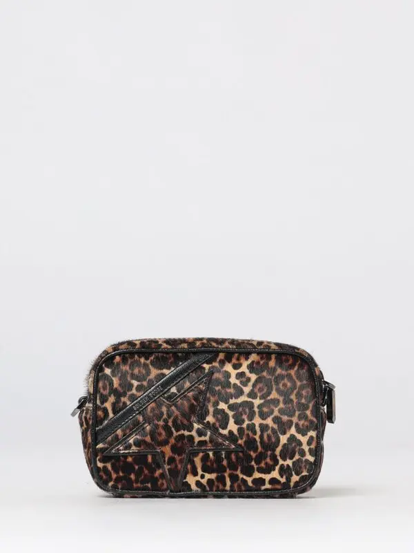 GOLDEN GOOSE Leopard Print Crossbody Bag