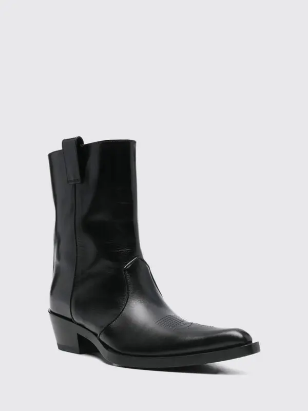 Khaite Leather Boots - Black