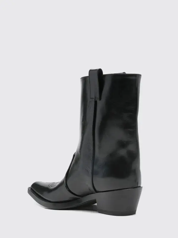 Khaite Leather Boots - Black