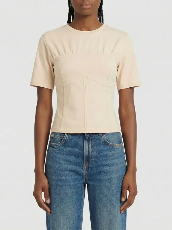 Patrizia Pepe Lace-up Corset Top