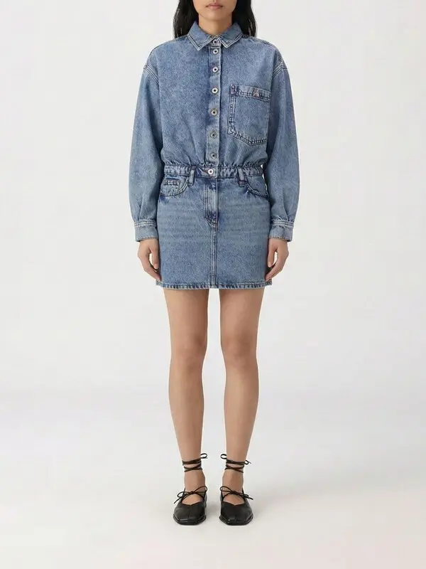 Patrizia Pepe Denim Shirtdress - Blue