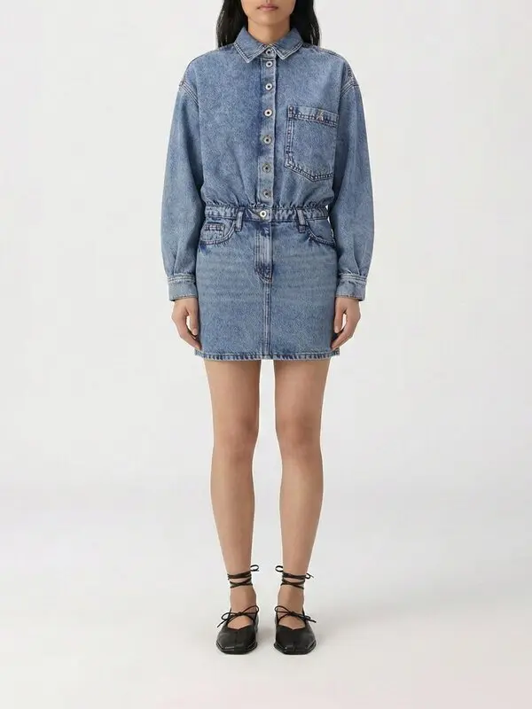 Patrizia Pepe Denim Shirtdress - Blue