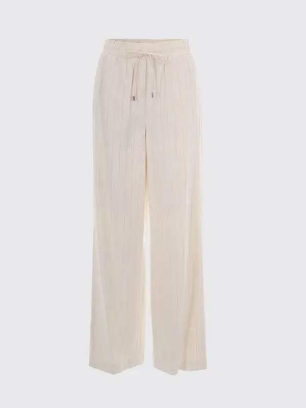 Liu Jo Pinstripe Wide Leg Trousers - Brown