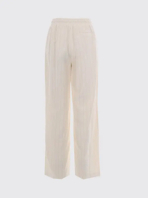Liu Jo Pinstripe Wide Leg Trousers - Brown