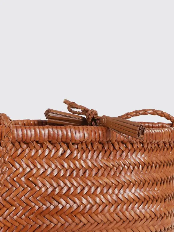 Dragon Diffusion Woven Leather Crossbody Bag