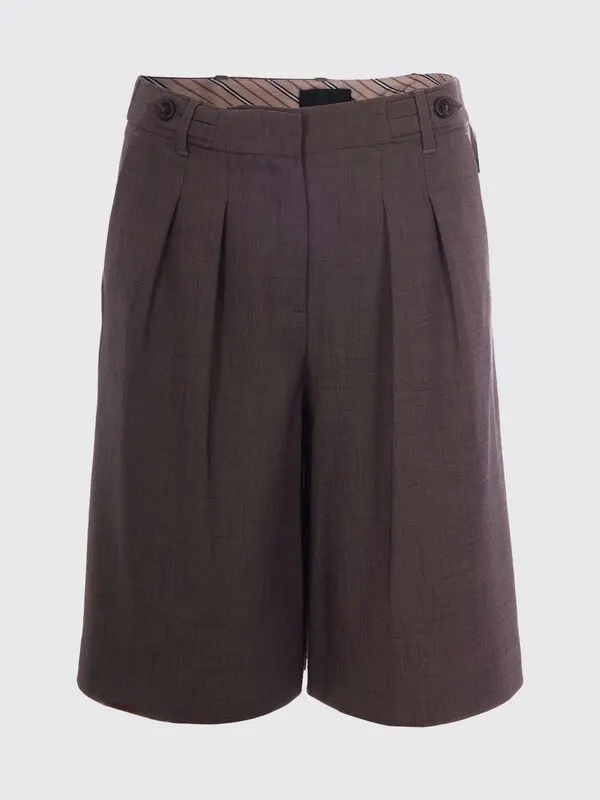 Liu Jo Textured Knee-length Tailored Shorts - Black
