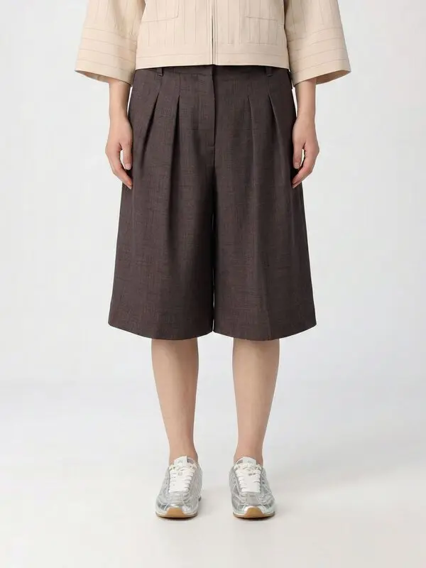 Liu Jo Textured Knee-length Tailored Shorts - Black
