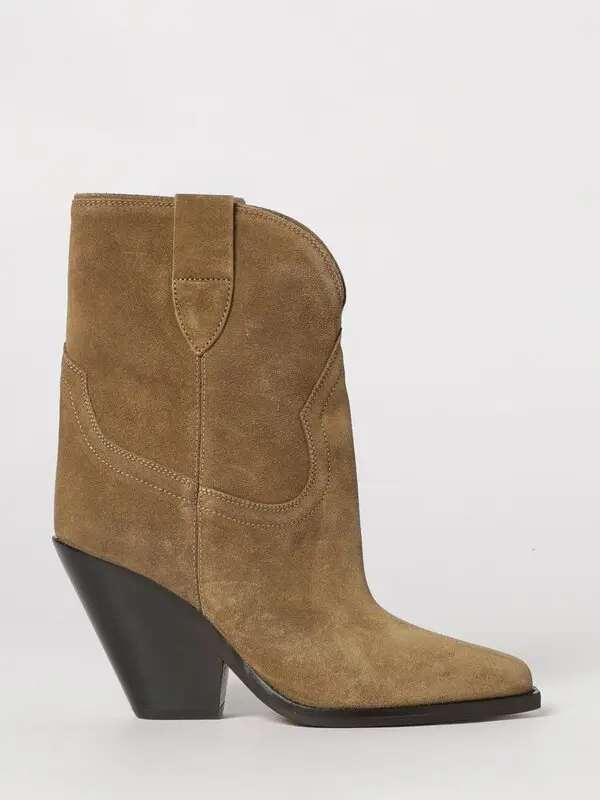 Isabel Marant Étoile Suede Ankle Boots - Green