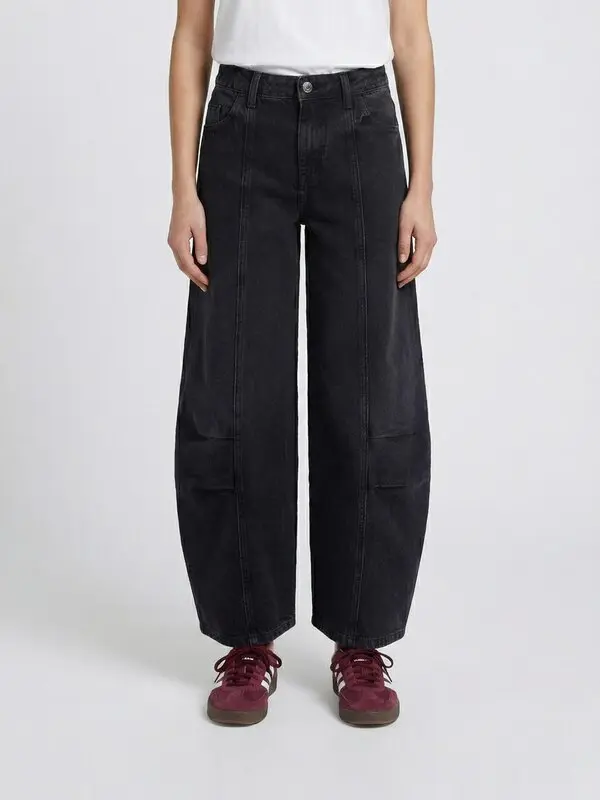 Patrizia Pepe Wide Leg Jeans - Denim