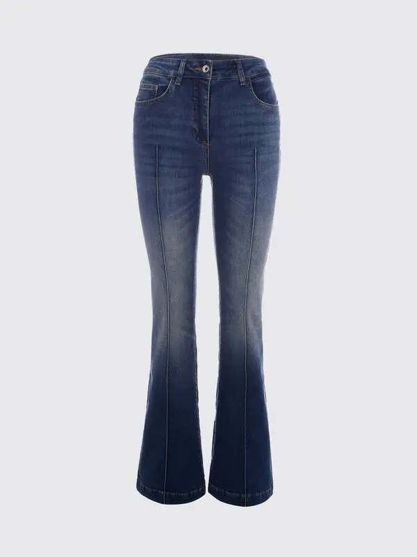 Patrizia Pepe Stretch Denim Flared Jeans