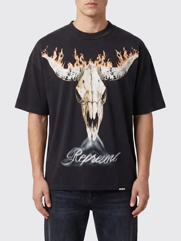 REPRESENT T-shirt - Black 1