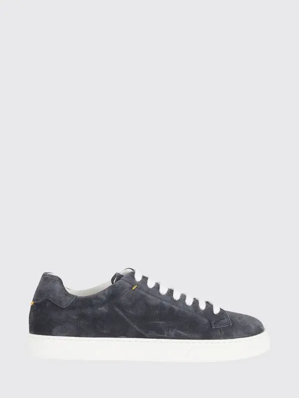 DOUCAL'S Suede Lace-up Sneakers - Blue