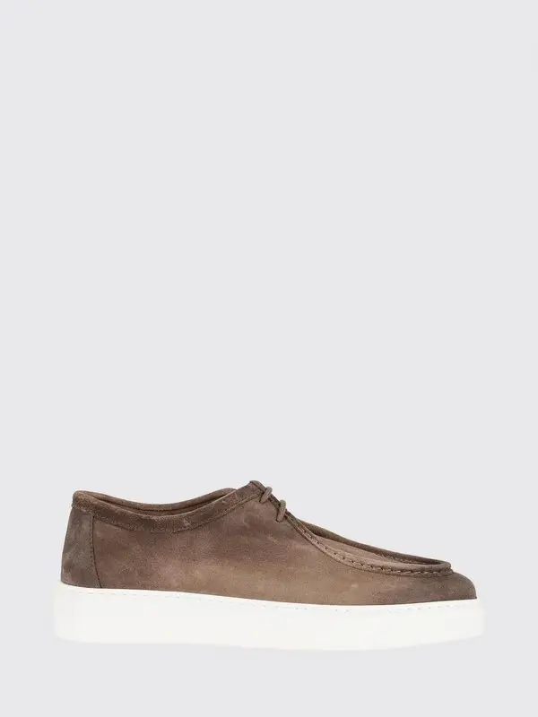 DOUCAL'S Suede Lace-up Shoes - Brown
