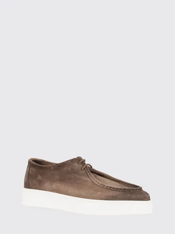 DOUCAL'S Suede Lace-up Shoes - Brown