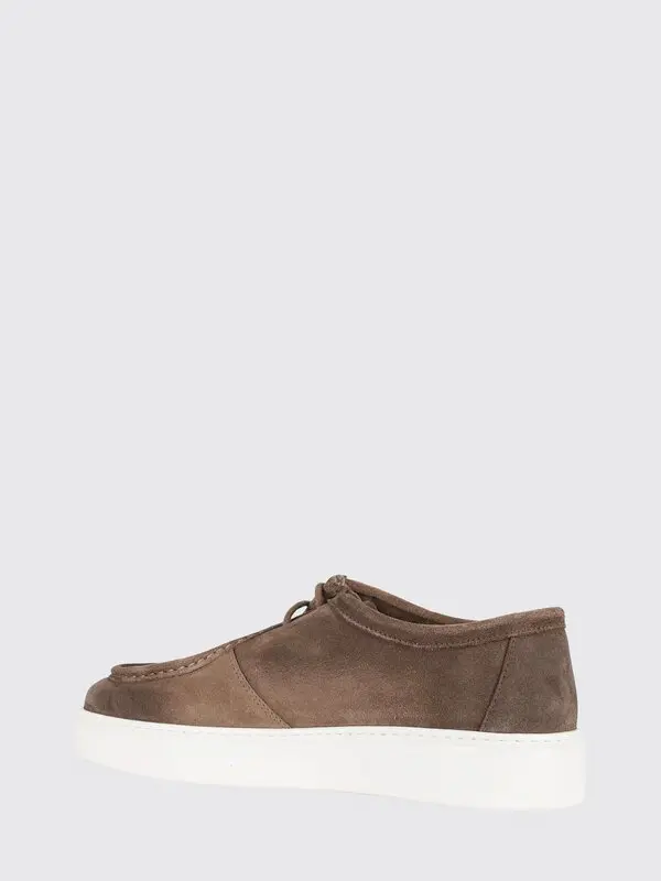 DOUCAL'S Suede Lace-up Shoes - Brown