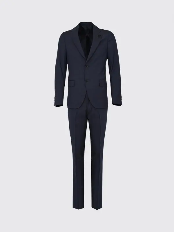 LARDINI Single-breasted Virgin Wool Suit