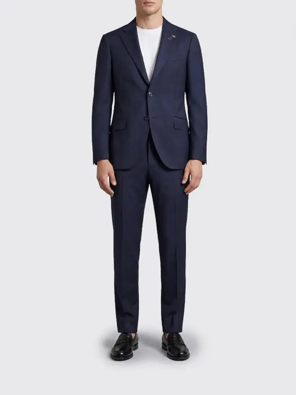 LARDINI Single-breasted Virgin Wool Suit