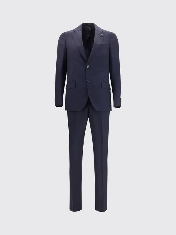 LARDINI Single-breasted Virgin Wool Suit