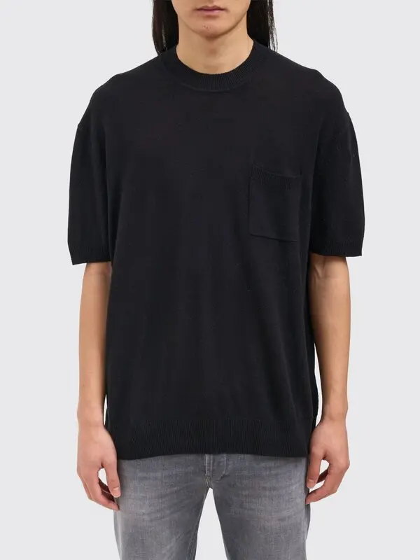 PAOLO PECORA Cotton Oversized T-shirt - Black