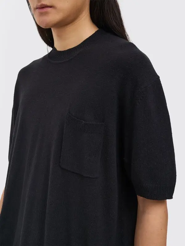 PAOLO PECORA Cotton Oversized T-shirt - Black