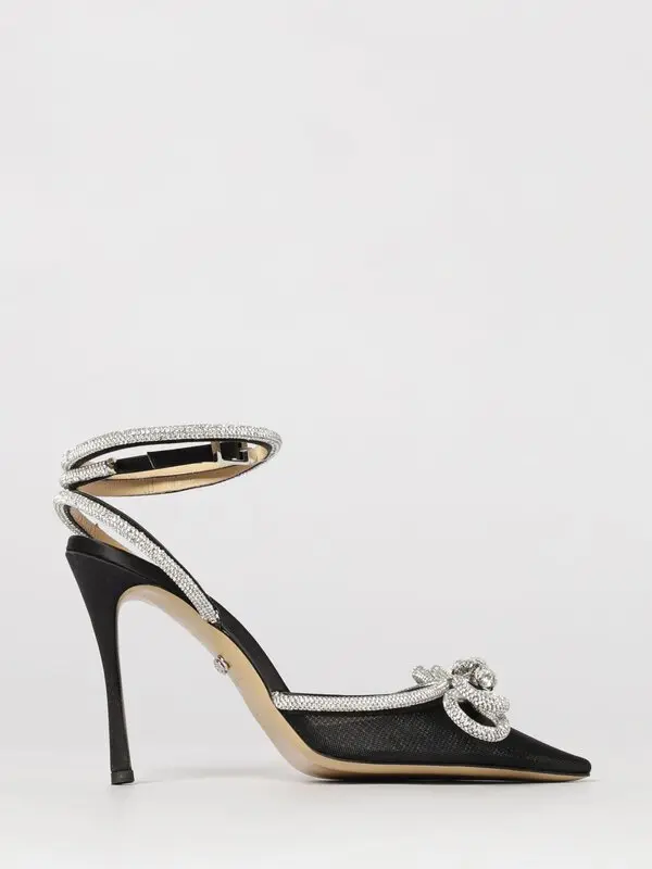 Mach & Mach Embellished Stiletto Pumps - Black