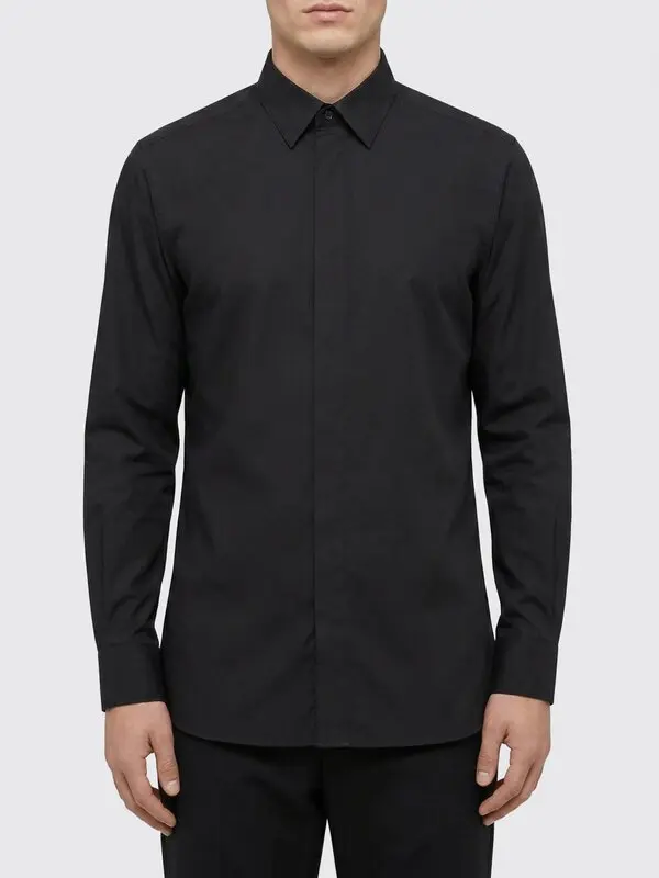 TOM FORD Classic Silk Blend Shirt - Black